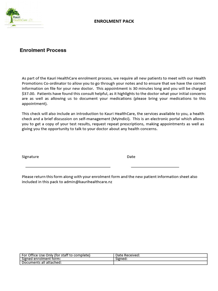 Enrolment Pack Updated April 2023 | PDF | Travel Visa | Health Care
