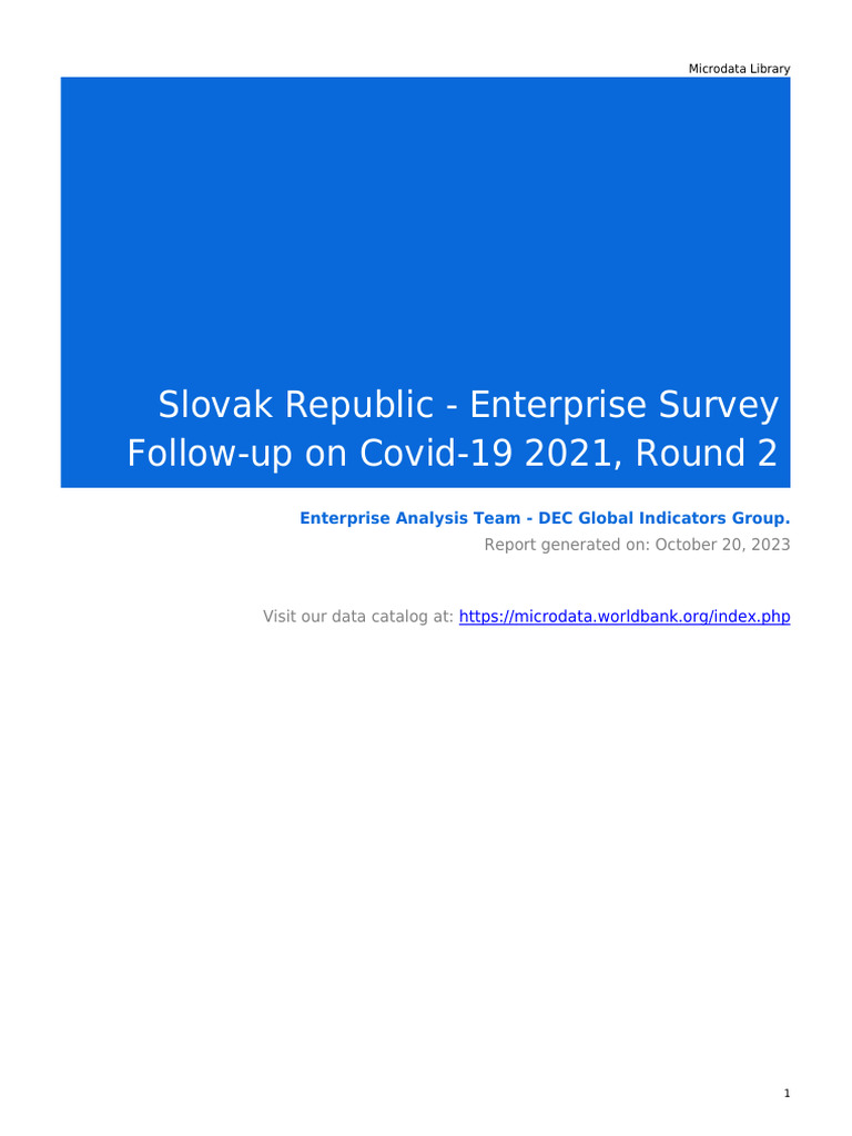Ddi Documentation English - Microdata 6100 | PDF | Survey Methodology | Sampling (Statistics)