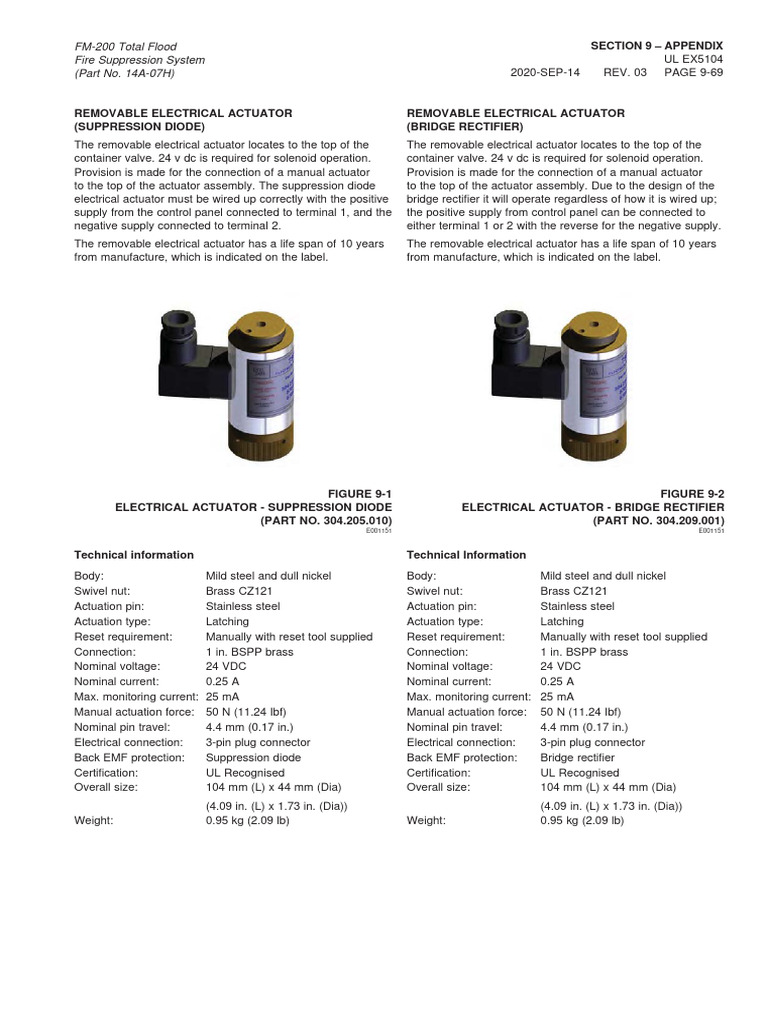 FM-200 Electrical Actuator Manual | PDF | Rectifier | Valve