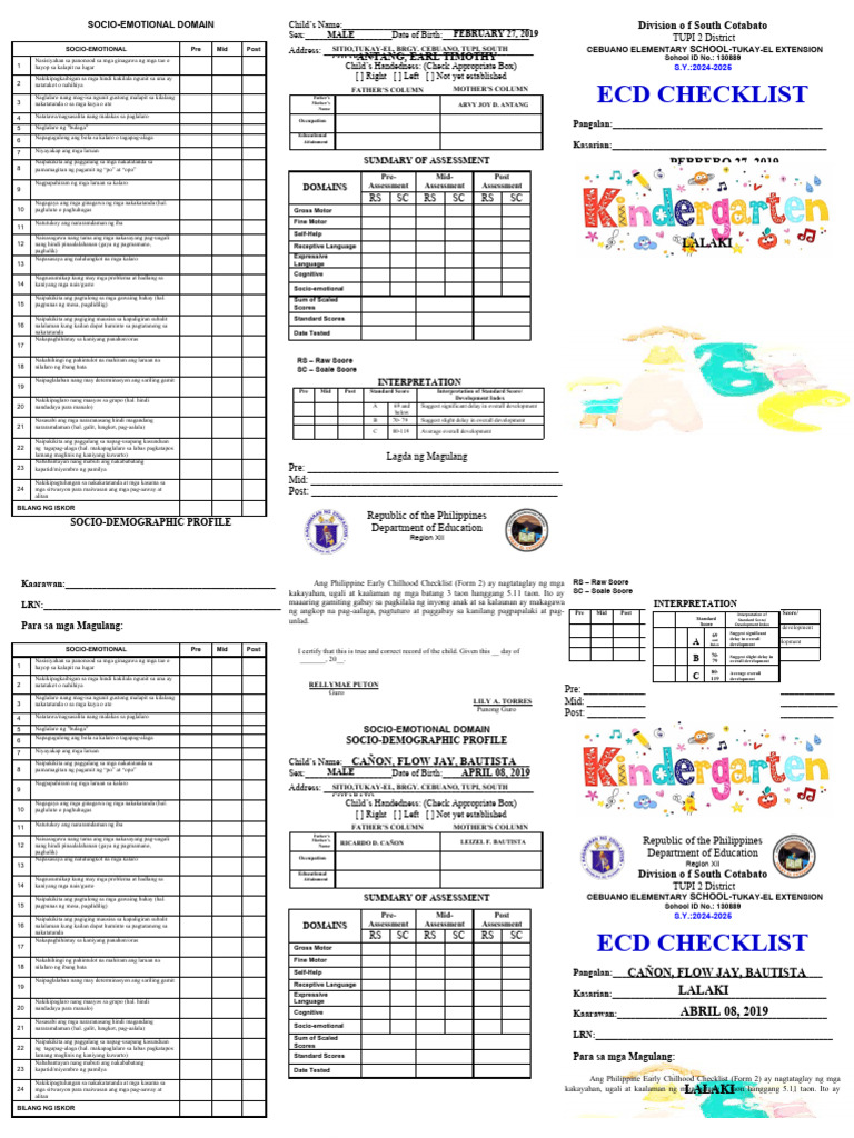 FINAL-ECD-WITH-MID-TEST-frontpage | PDF