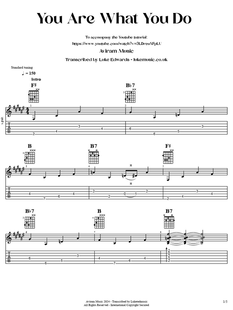 Aviram - You Are What You Do - Lesson | PDF | Copyright Law | Freedom Of Expression Law