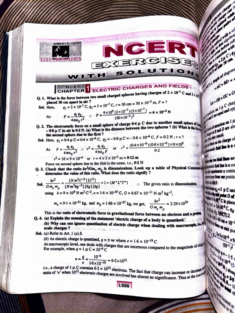 Electrostatics NCERT | PDF