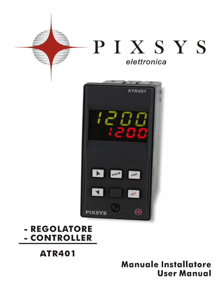 Pixsys ART401 Manual - Es | PDF | Par termoeléctrico | Ingeniería Informática