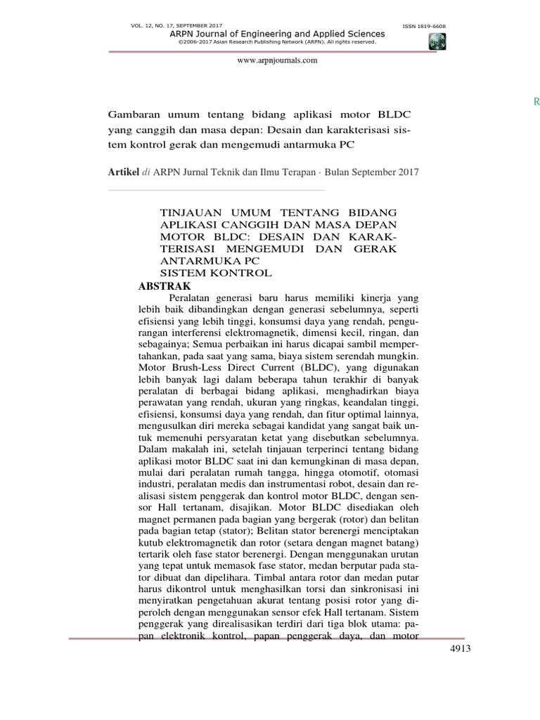 Artikel BLDC Icha | PDF