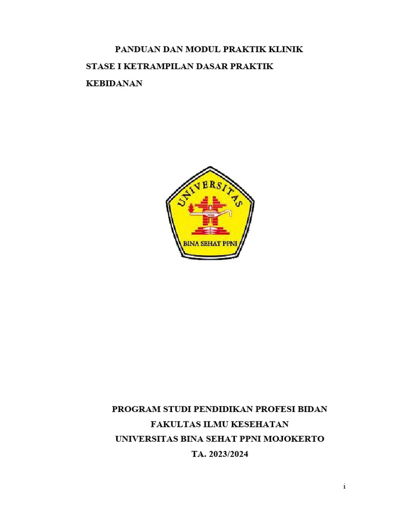 Buku Panduan Stase KDPK 2024 AJ | PDF