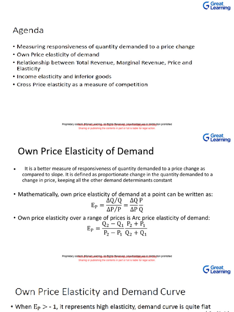 Elasticity of Demand | PDF | Demand | Price Elasticity Of Demand