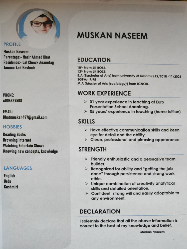 Muskan Naseem | PDF
