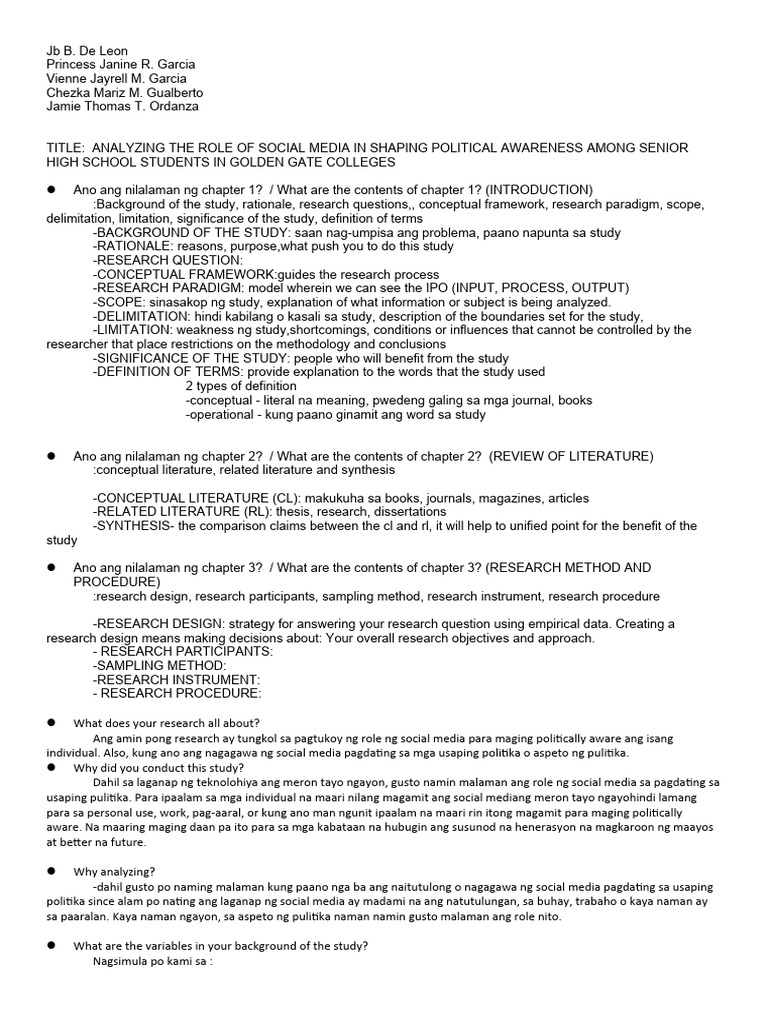PR1 Political Awareness Reviewer | PDF | Social Media | Popular Culture ...