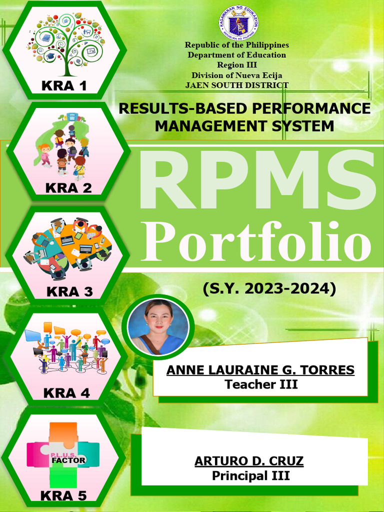 RPMS Portfolio Green | PDF | Learning | Lesson Plan