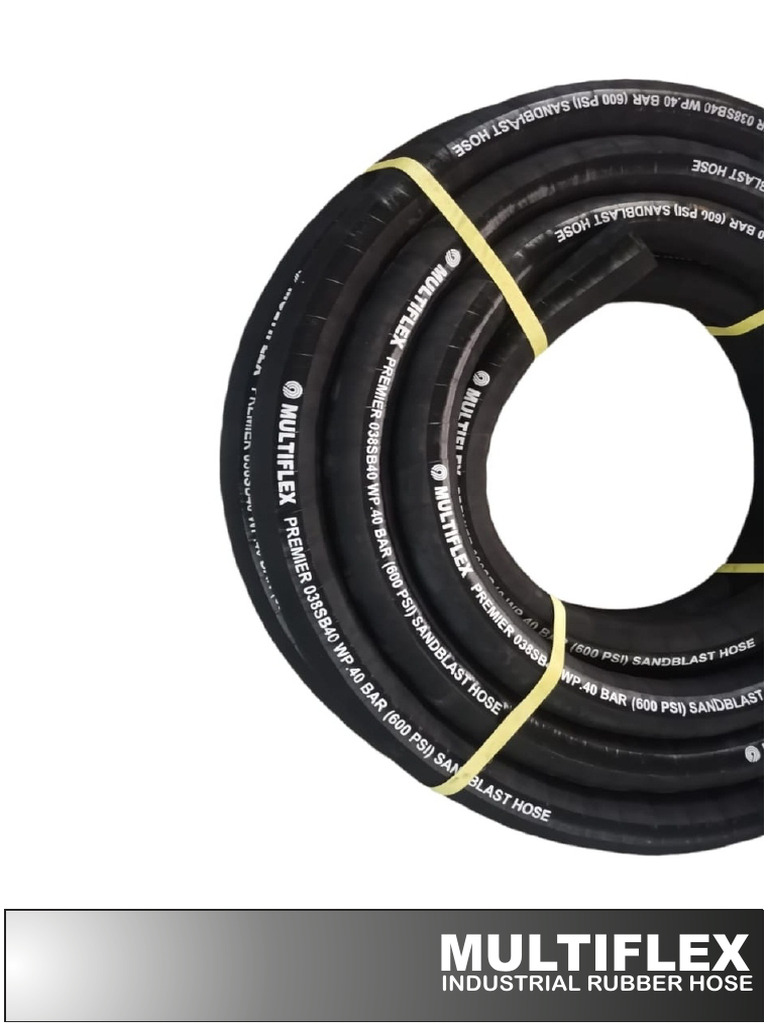 Multiflex Industrial Rubber Hoses | PDF | Hose | Materials