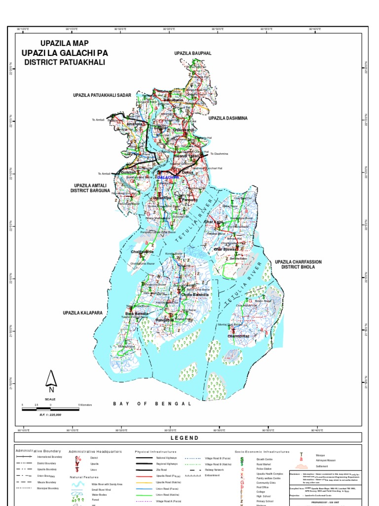 Upazila Maps of Bangladesh | PDF