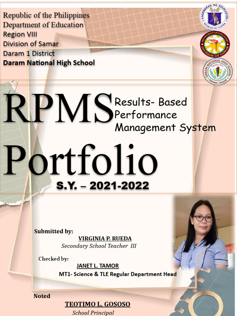 RPMS-NEW-DESIGN-A4 | PDF | Educational Assessment | Learning