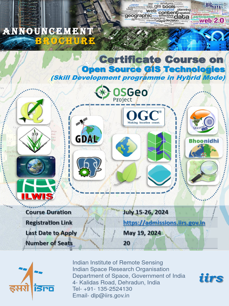 Open Source GIS Certificate Course 2024 | PDF | Geographic Information ...