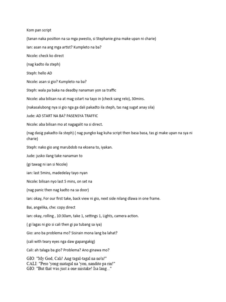 Kom Pan Script | PDF