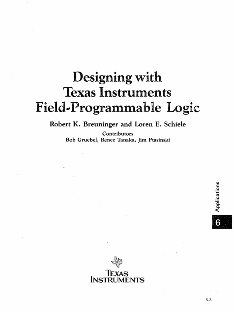 1641.Designing With TI Field-Programmable Logic | PDF | Computer ... 1641.Designing With TI Field-Programmable Logic | PDF | Computer ...