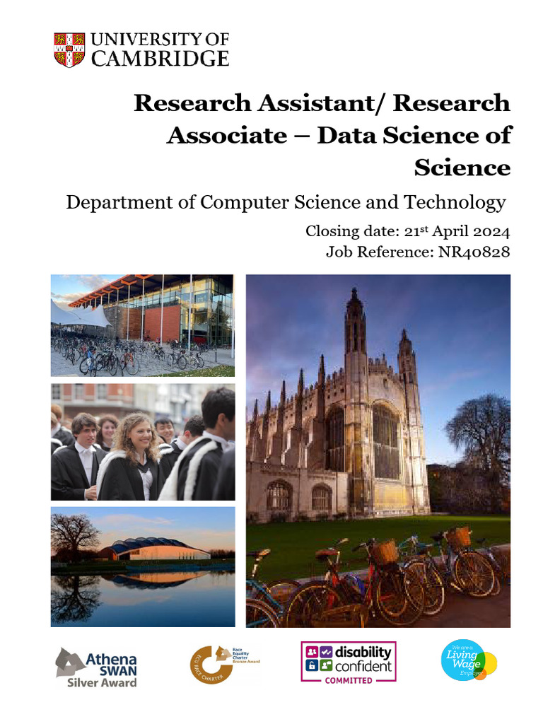 NR40828 Research Assistant Associate Data Science of Science | PDF ...