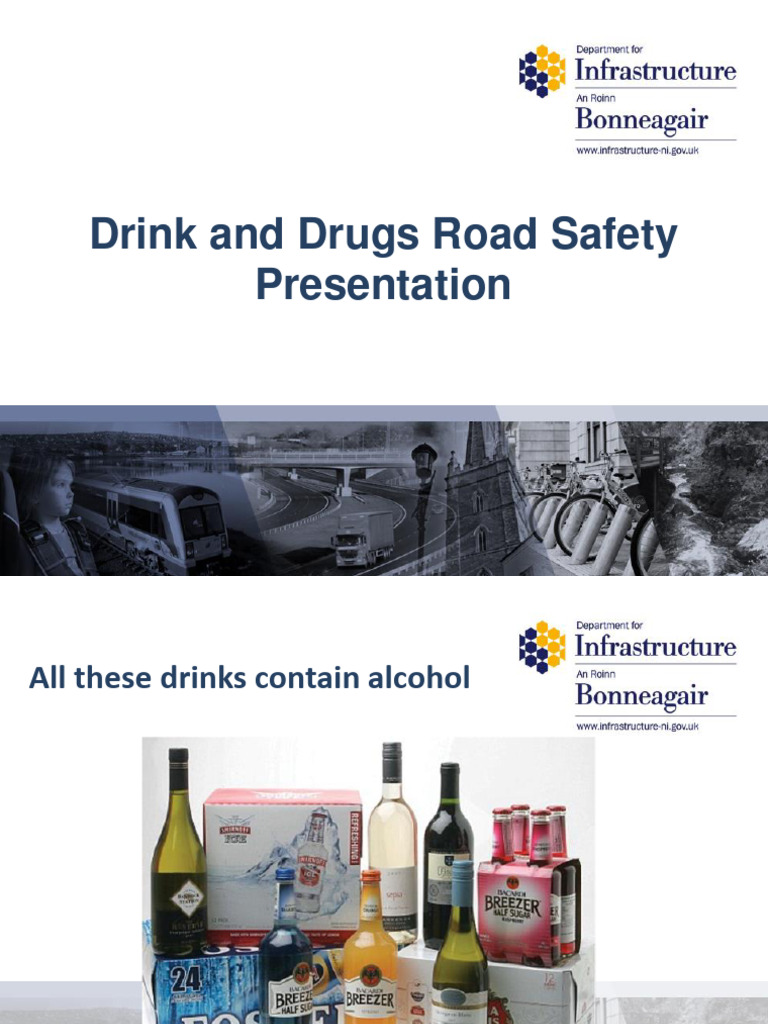 Drink and Drugs Road Safety Presentation Key Stage 4 (Years 12 To 14 ...