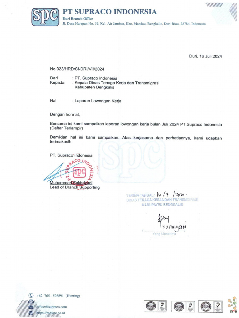 Supraco Indonesia | PDF