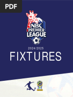 Betway Premiership Fixtures 2025-26 | PDF | Sports | Association Football