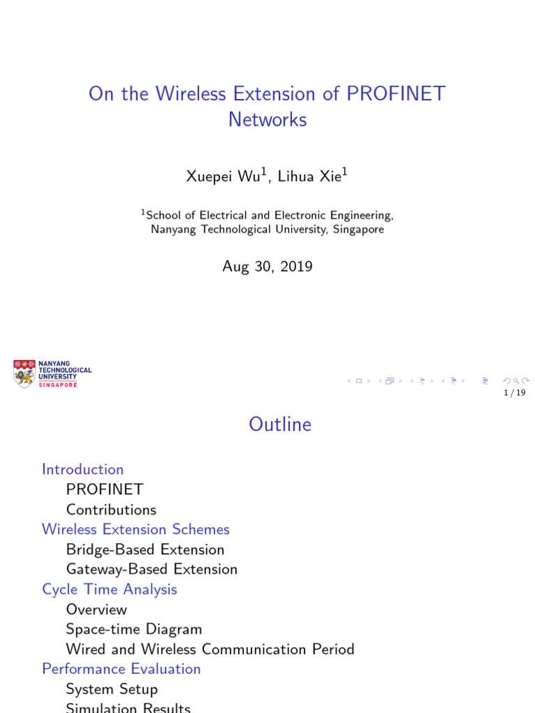 On The Wireless Extension of PROFINET Networks | PDF | Computer Network | Computer Engineering