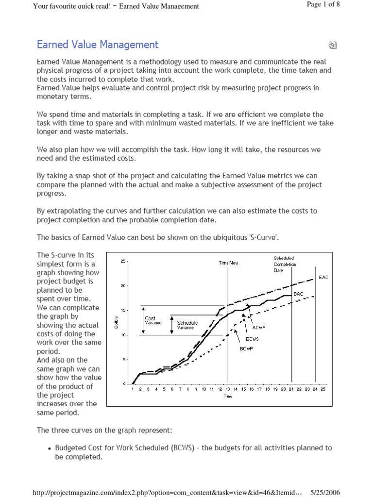 Earned Value-Management | PDF