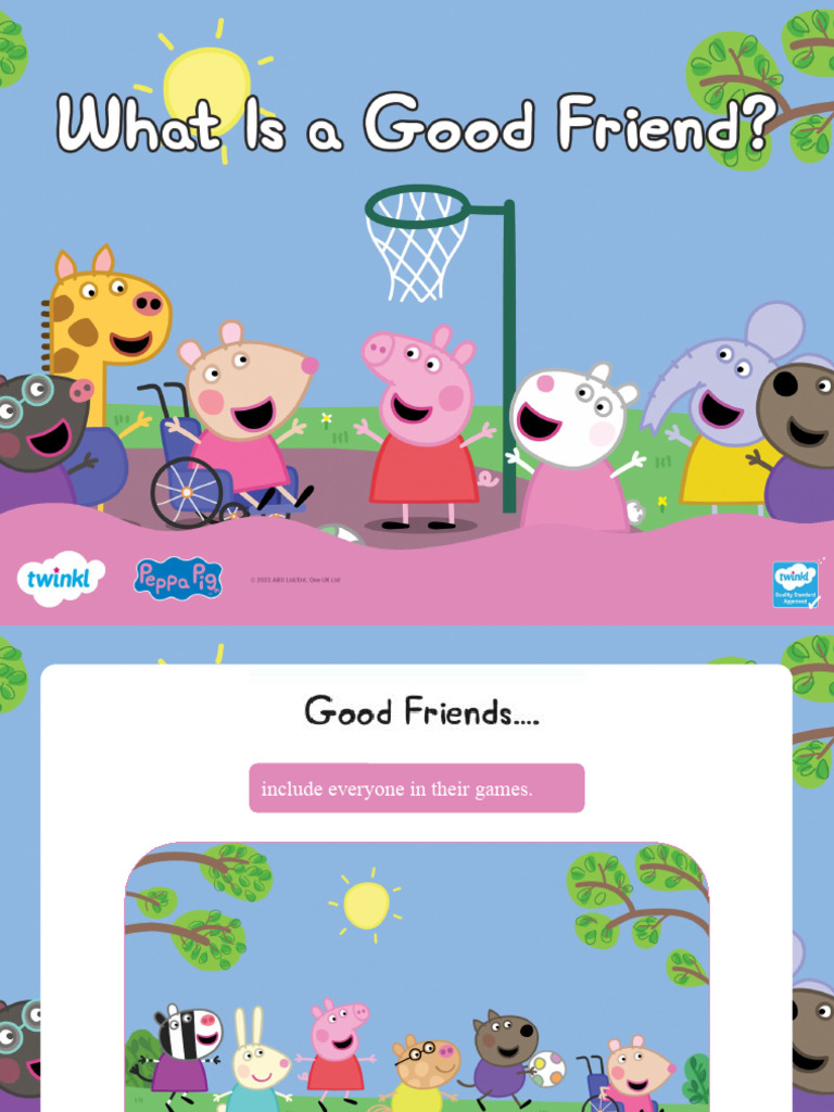 Peppa Pig: Building Friendships Guide | PDF