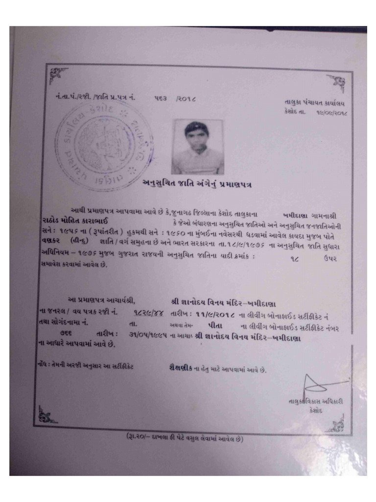 Cast Certificate | PDF