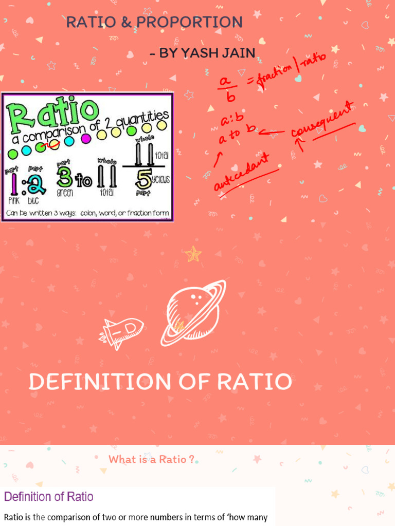 Ratio Proportion Notes Lyst5241 | PDF | Ratio | Numbers