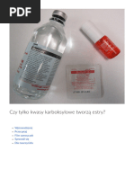 Estry - Budowa I Wlasciwosci | PDF