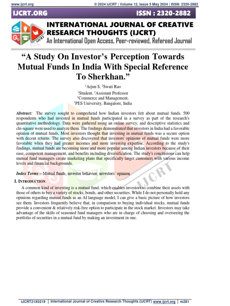 Sip .23 | PDF | Investment Fund | Mutual Funds