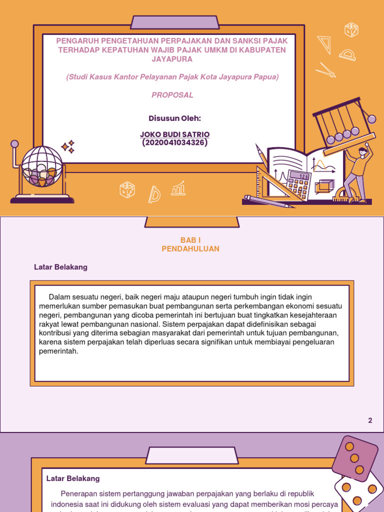 Proposal Joko Budi Satrio | PDF