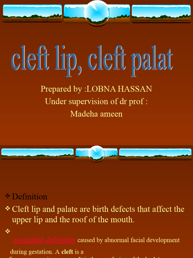 Cleft Lip and Cleft Palate - 2 | PDF | Medical Specialties | Diseases ...