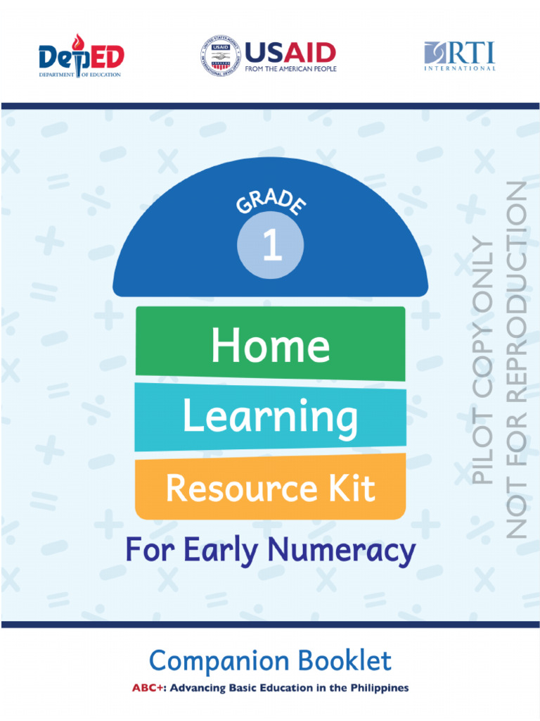 Grade 1 HLRK For Early Numeracy Companion Booklet | PDF | Teachers ...