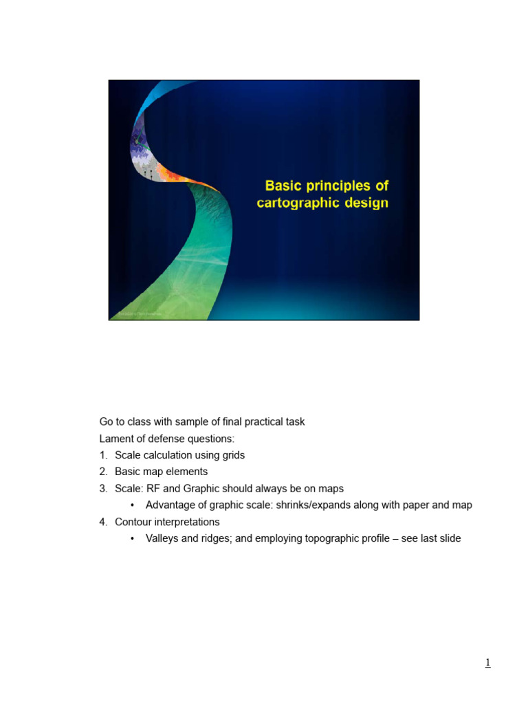 Cartography: Scale, Projections, and Map Design | PDF