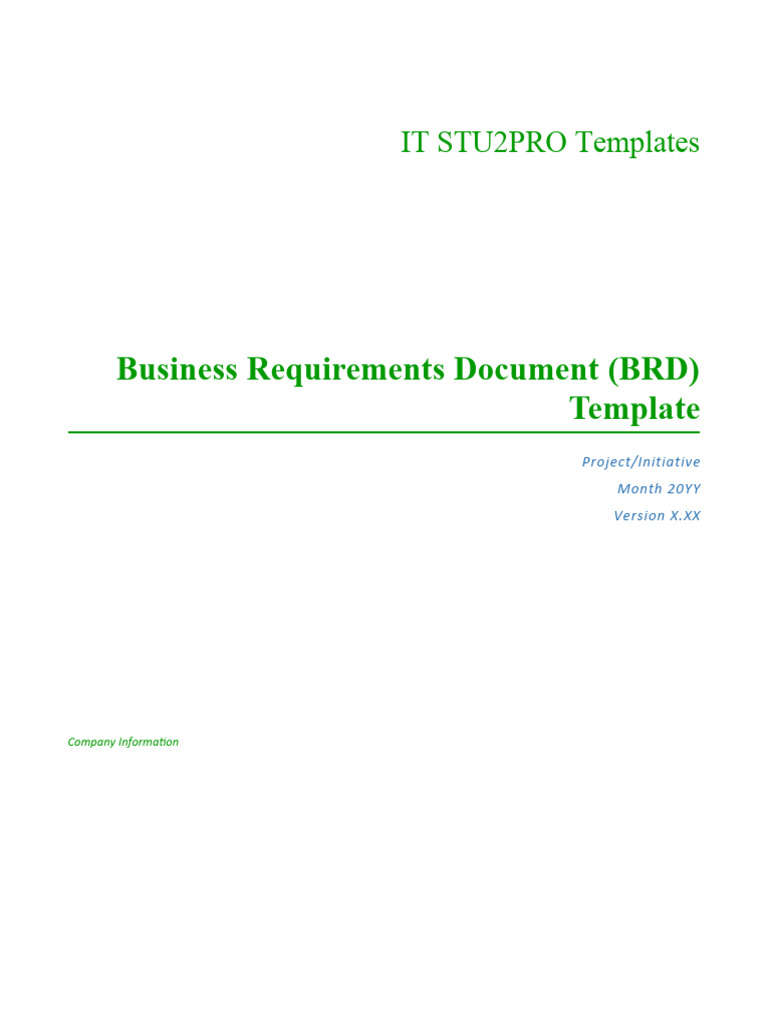 Project 12345 - BRD - V0.1 | PDF | Use Case | Business Process