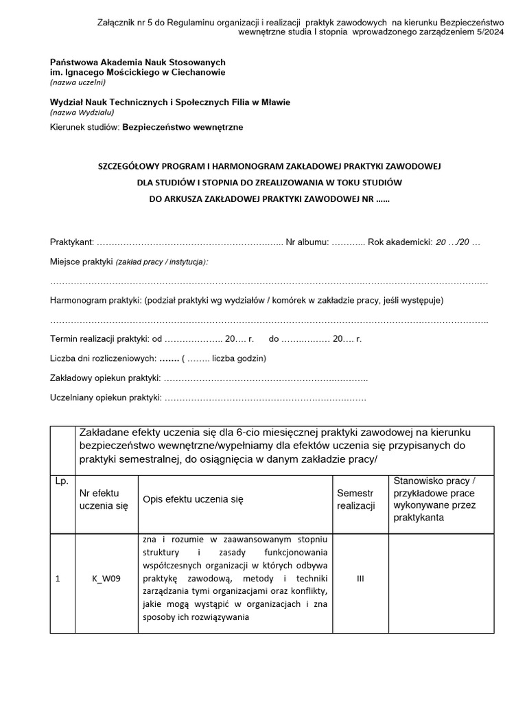 Zalacznik NR 5 | PDF