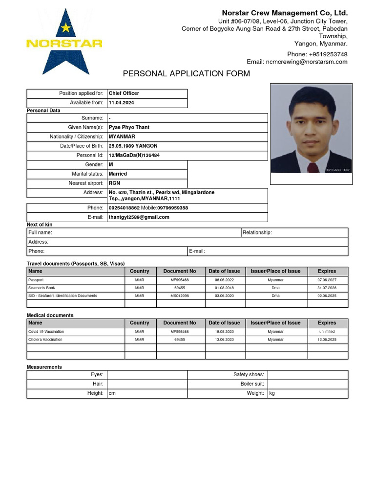 COFF - Pyae Phyo Thant 10778 1713240529 | PDF