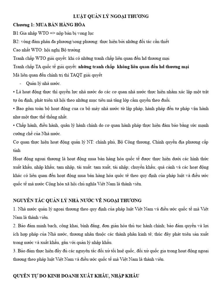 Qu N Lý Ngo I Thương | PDF