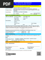 Sea Service Testimonial for Deck Officer | PDF | Ships | Navies