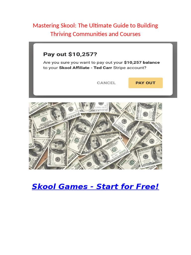 Mastering Skool The Ultimate Guide To Building Thriving Communities and ...
