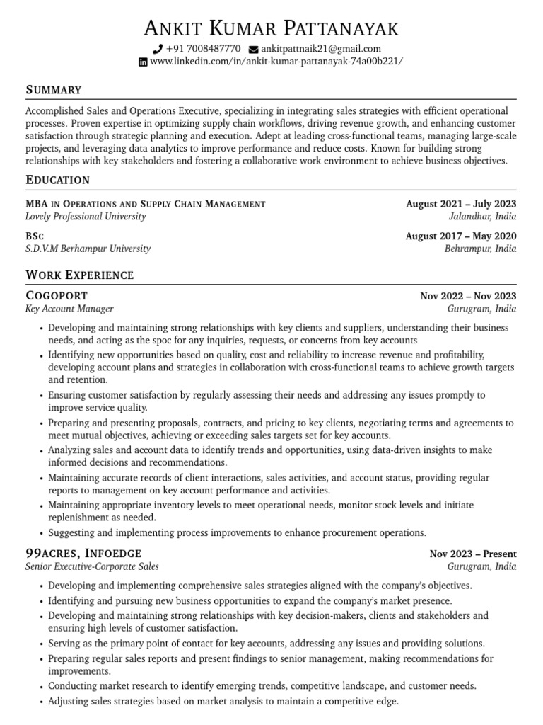 Ankit Resume | PDF | Microsoft Excel | Databases