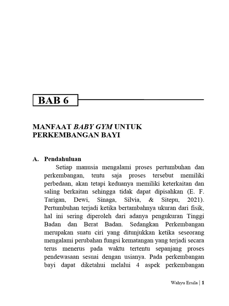 BAB 6 - Wahyu Ersila | PDF