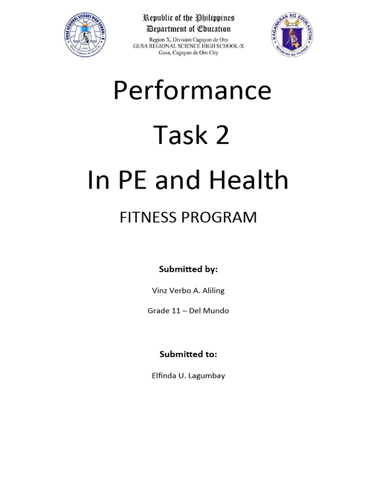 Hope Fitness - Program PT | PDF