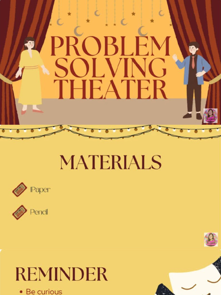Problem Solving Theater | PDF