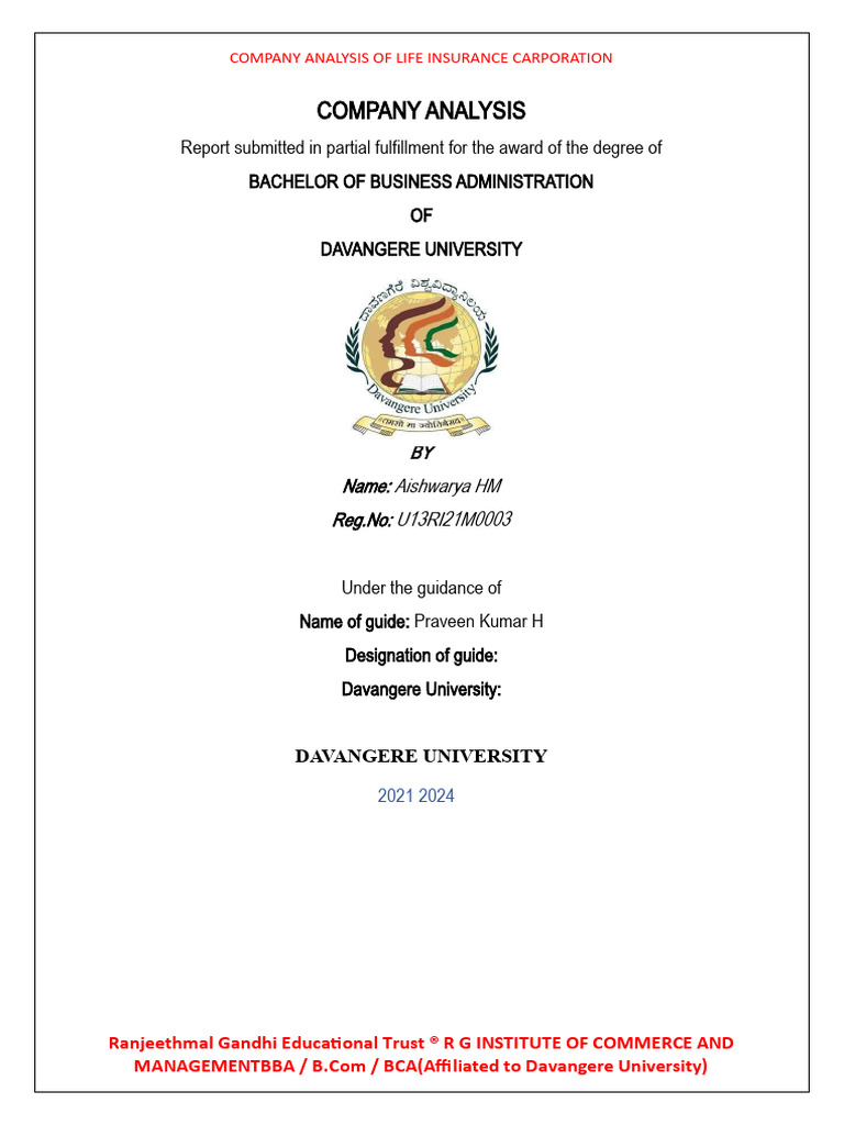 LIC Project AISHWARYA | PDF | Insurance | Financial Inclusion