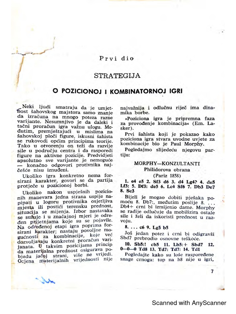 Kniga Za Sah Od Cik Tose 1 | PDF