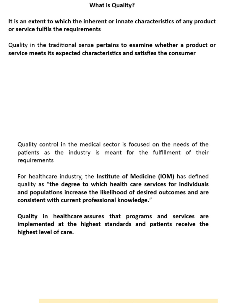 QMS History of Quality Evolution Lec-1 | PDF | Quality Management ...