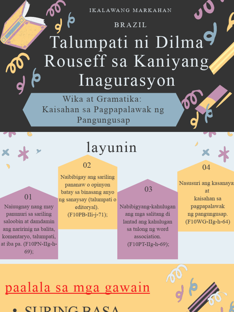 Aralin 6 Talumpati Ni Dilma Rouseff | PDF