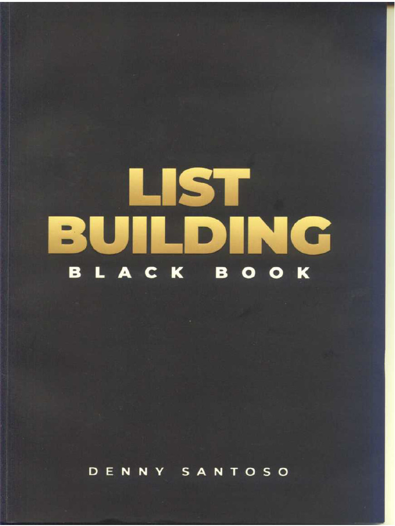 List Building Black Book PDF Free | PDF