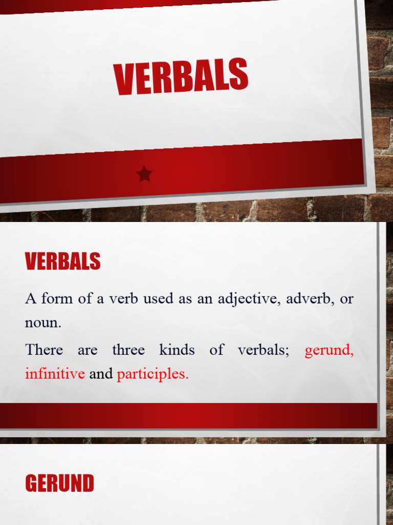 Verbals | PDF